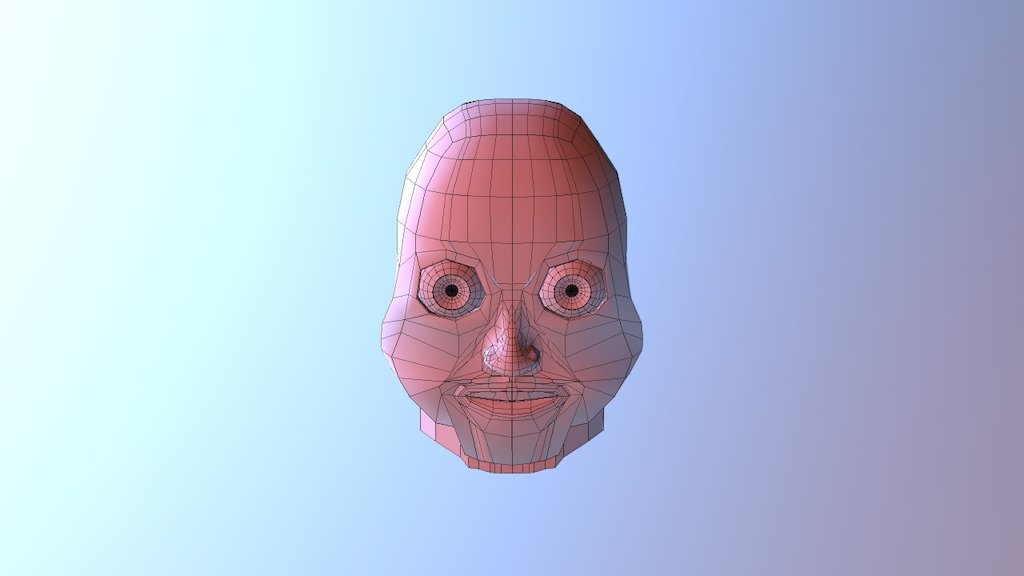 Sketch Fab Disney Girl Head Test#1 - 3D model by glumaye [7fd8979 ...