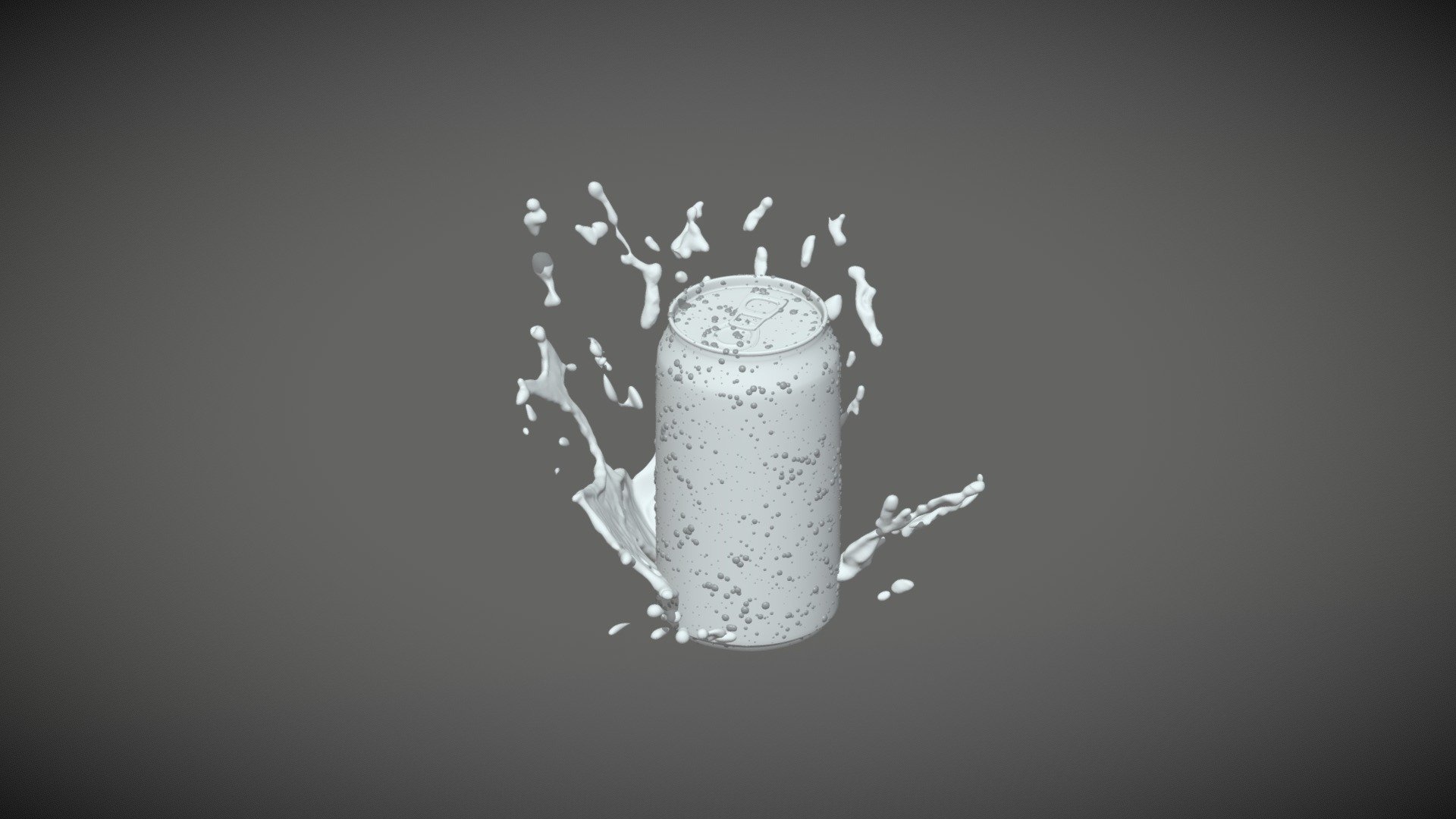 can with spalsh - Download Free 3D model by xohaib209 [7fd8980] - Sketchfab