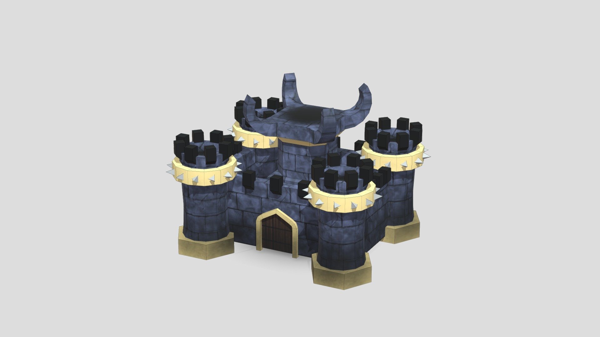 Stylized Castle - Download Free 3D model by GentleFox (@gentlefoxwork ...