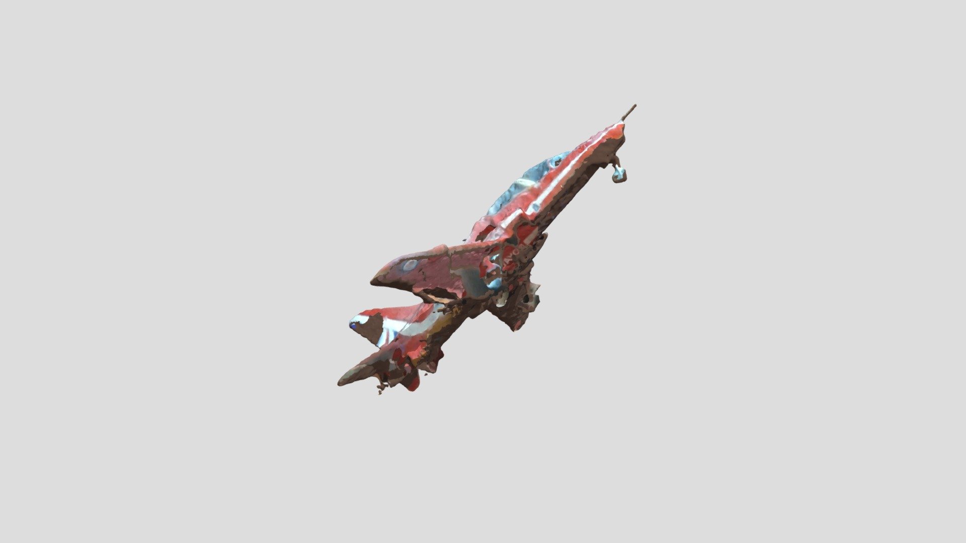 Avi_n_red_arrow_textured_mesh_obj - Download Free 3D model by ...