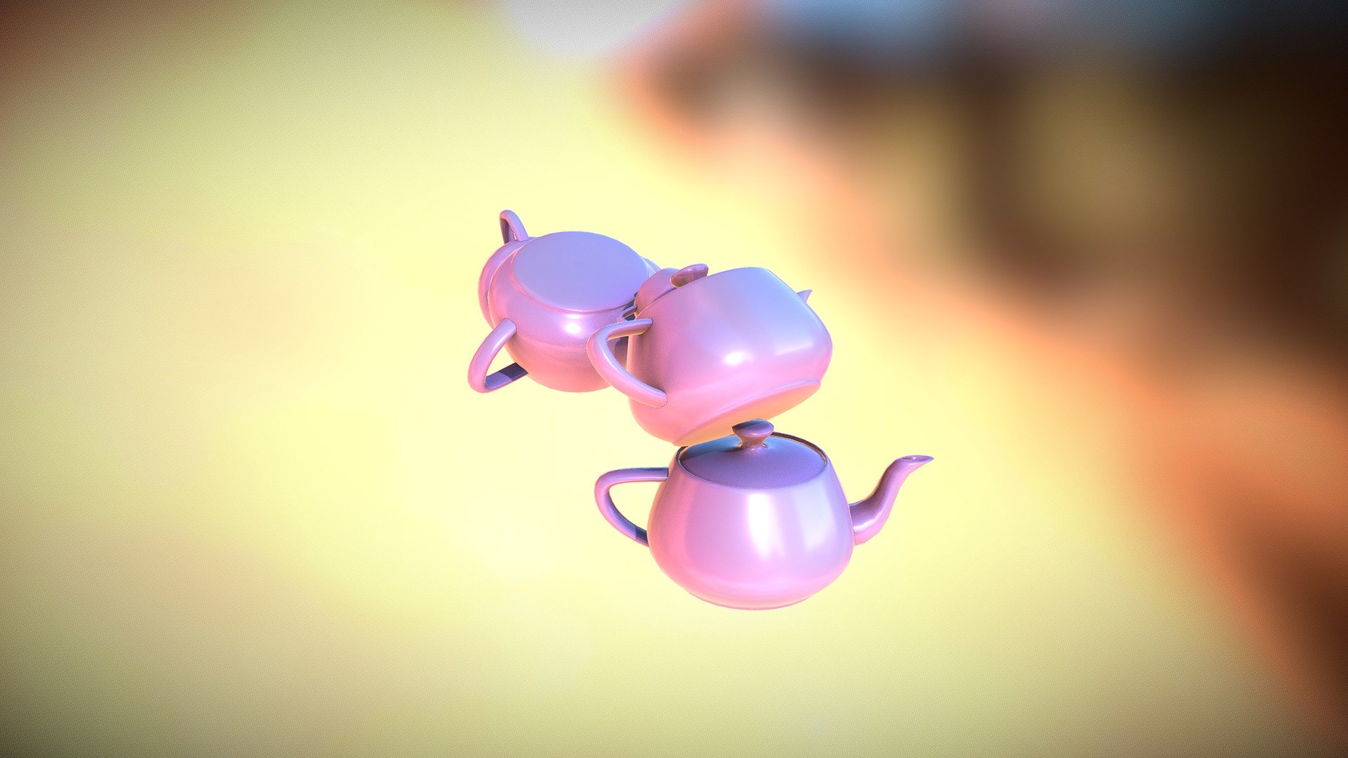 Teapots Test - 3D model by Alex H. (@racket) [7fd95f6] - Sketchfab