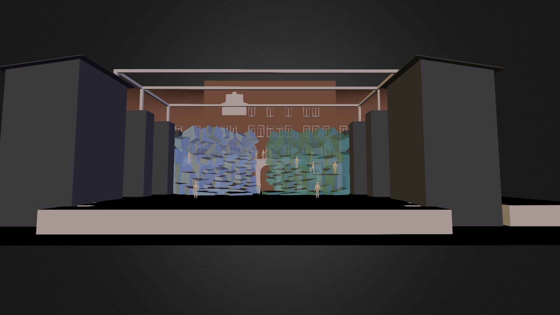 Stage+Set+Arcade - 3D model by stage3d [7fd9a64] - Sketchfab