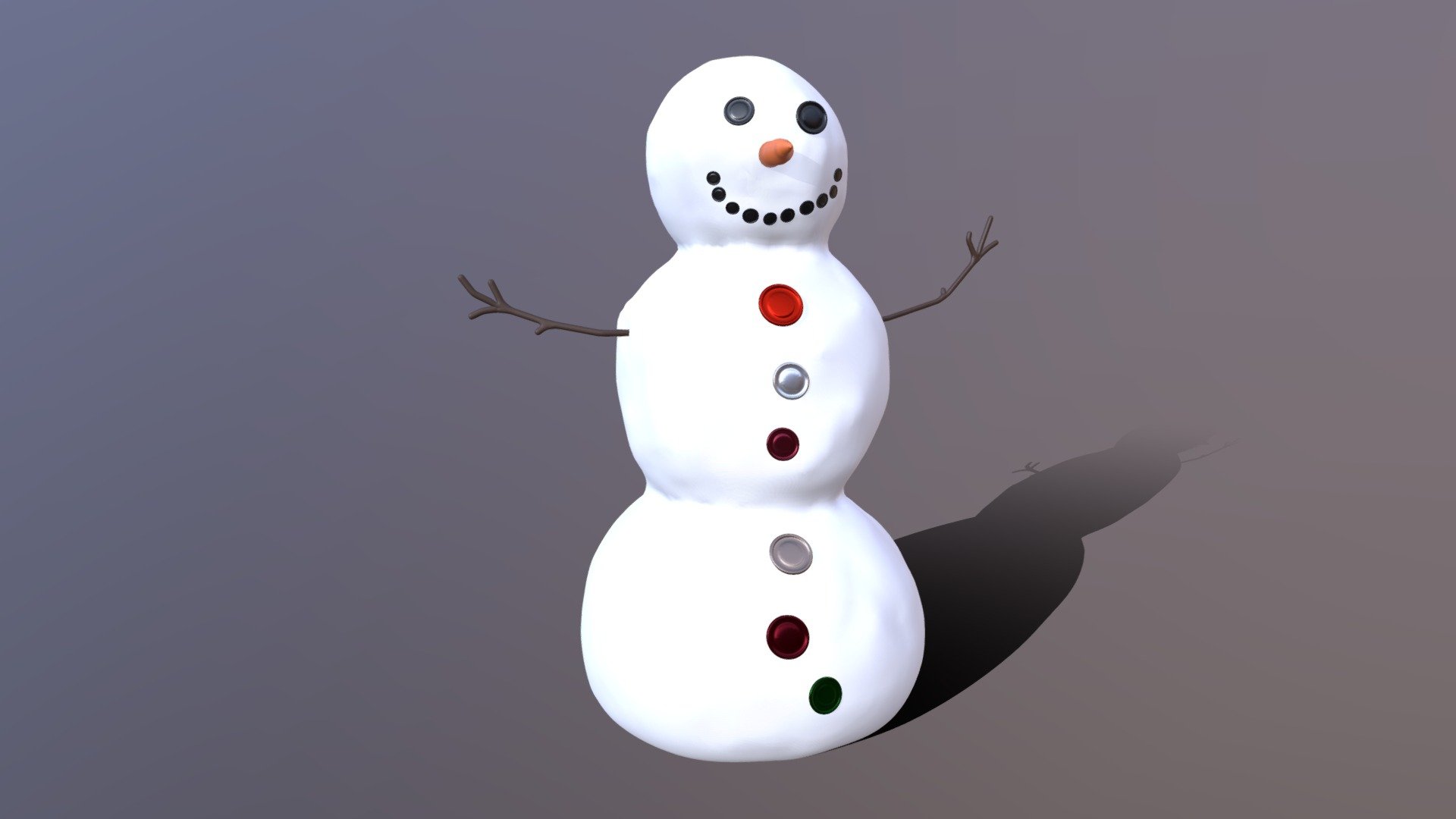 Snowman - Download Free 3D model by Criistinaa [7fd9cd2] - Sketchfab