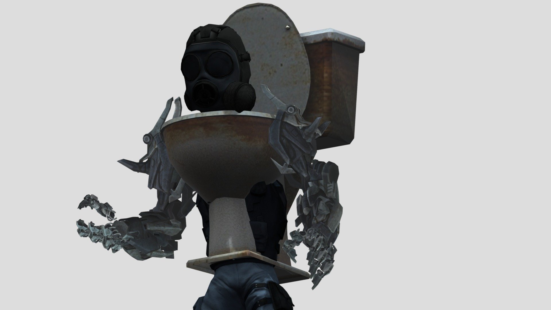 mutant toilet (ik) - Download Free 3D model by elite large cameraman ...