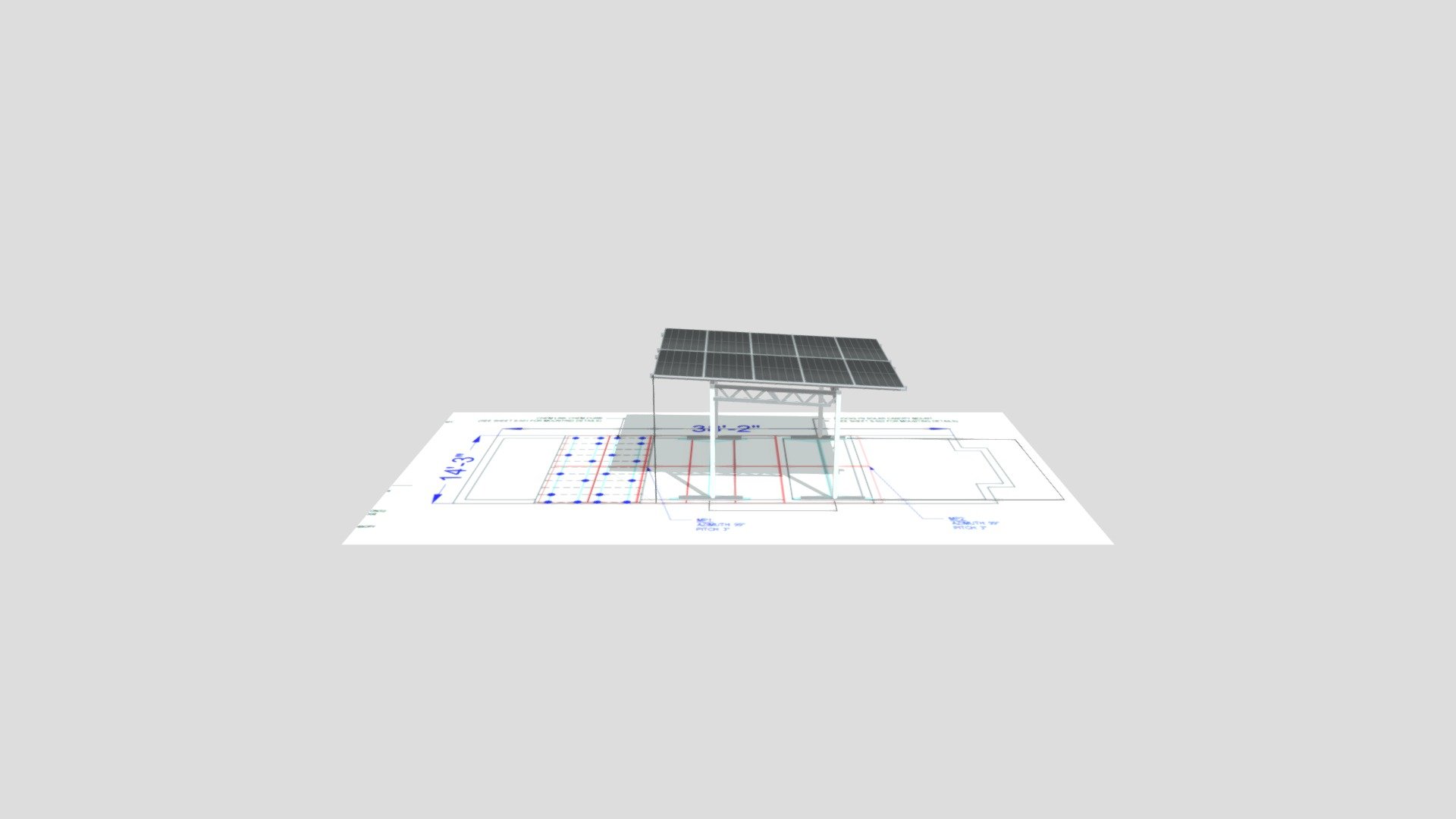 1538 SOUTH RINGGOLD STREET - 3D model by BKSolarCanopy [7fdbd36 ...