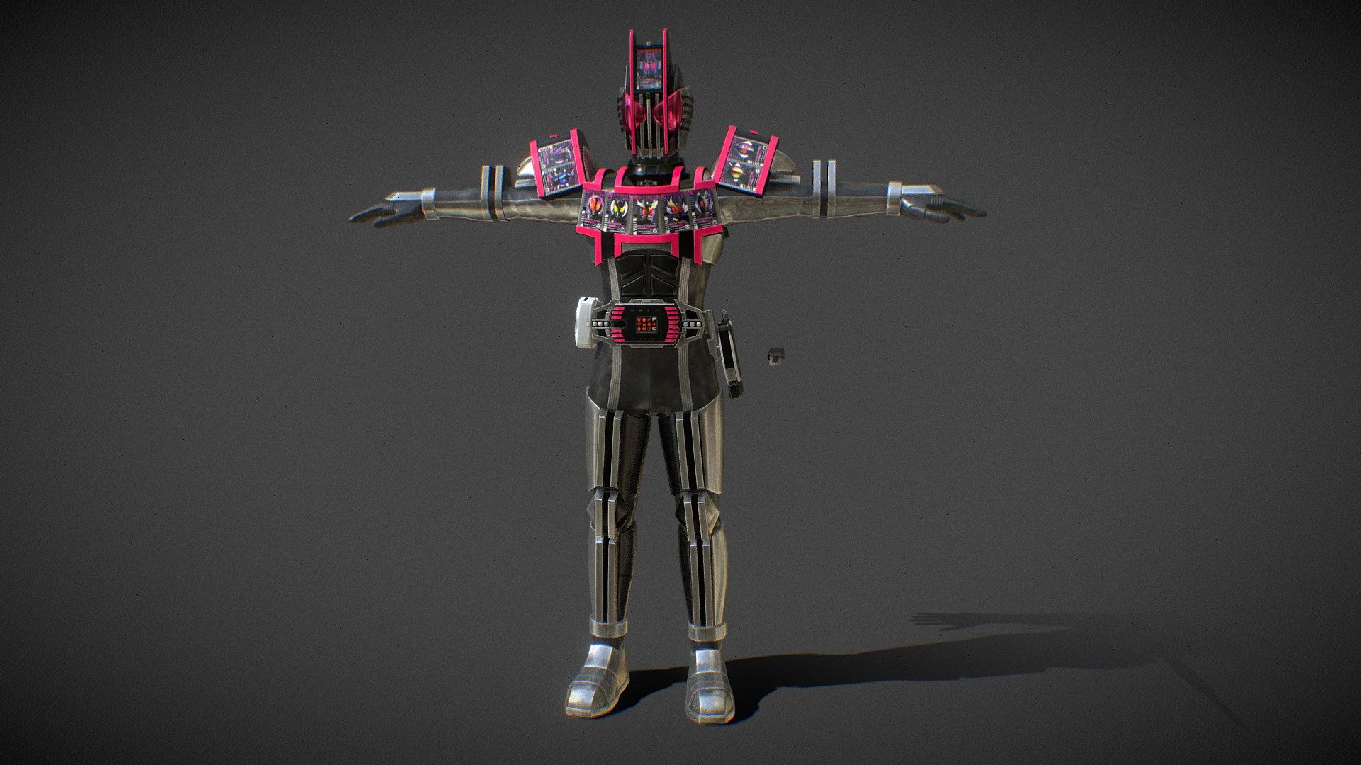 Kamen Rider Decade - 3D model by icq1773 [7fdbdb0] - Sketchfab