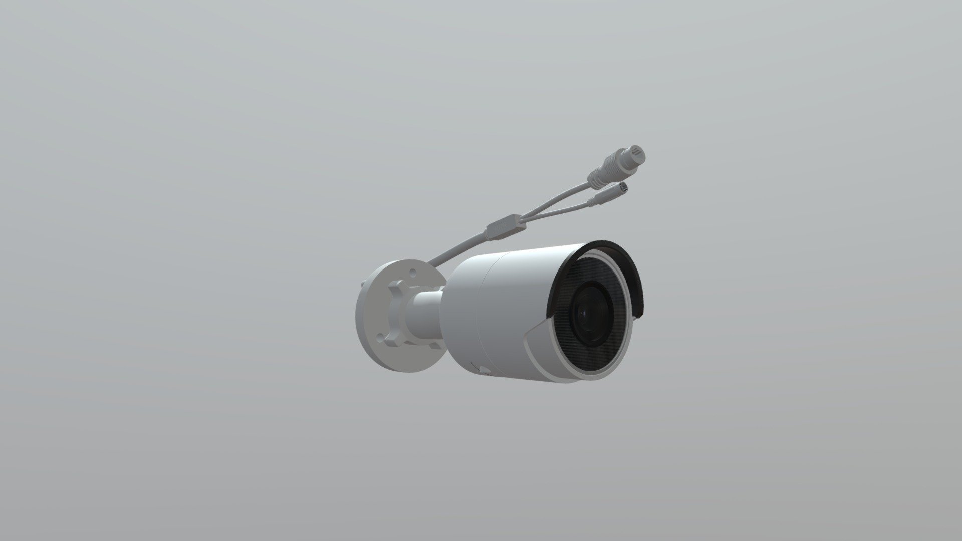 Bullet security camera with cables 2 - Buy Royalty Free 3D model by ...