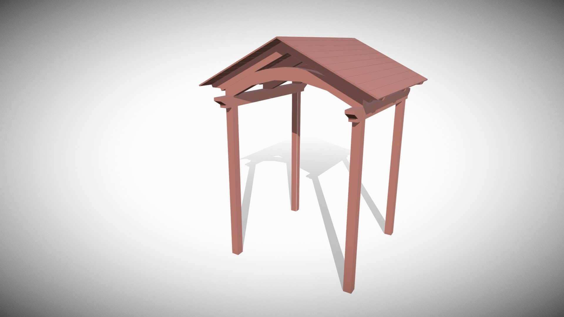 Custom Entryway Pavilion - 3D model by Forever Redwood (@foreverredwood ...
