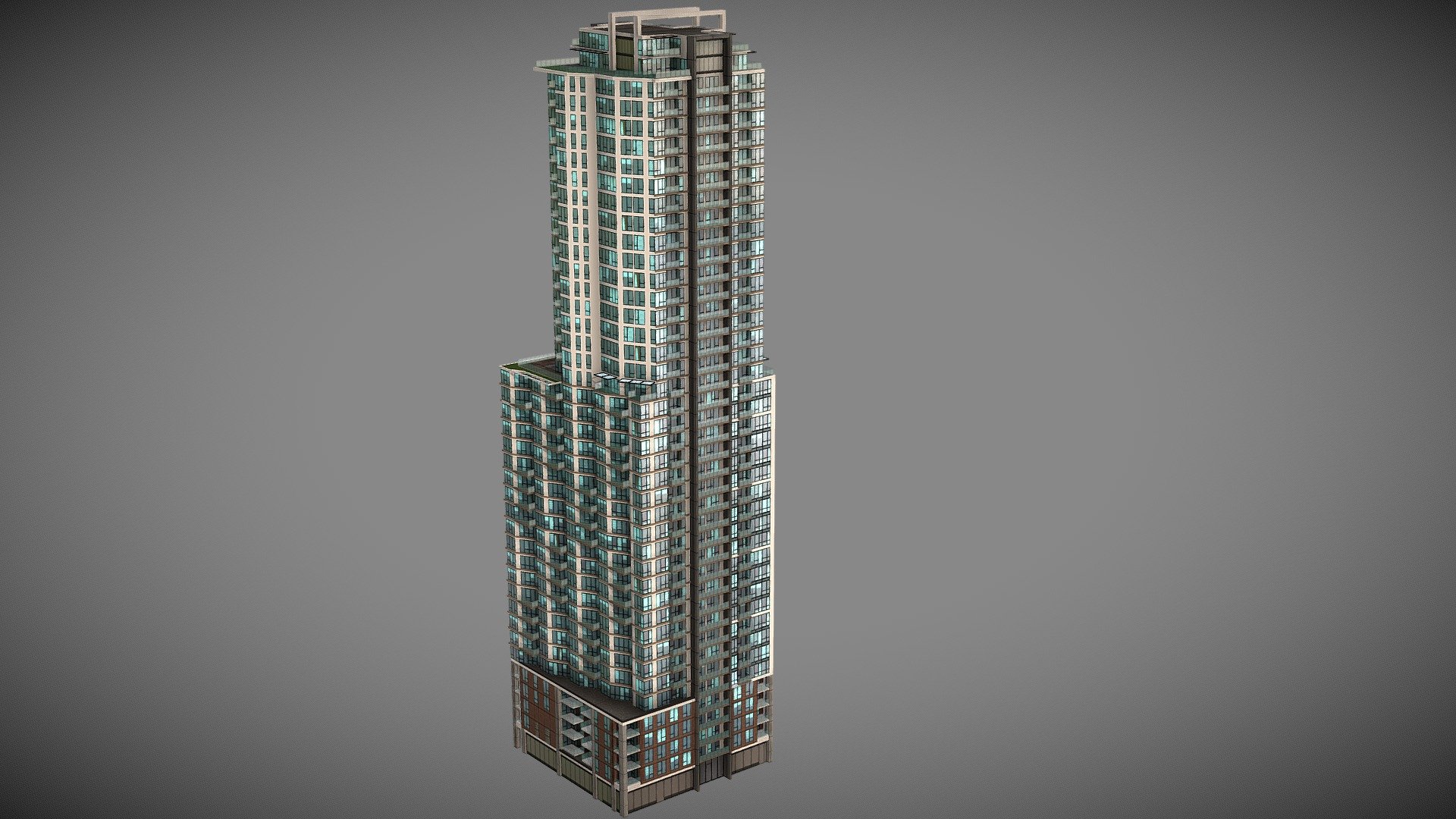 Condos 5 - Buy Royalty Free 3D model by naskko [7fdedeb] - Sketchfab Store