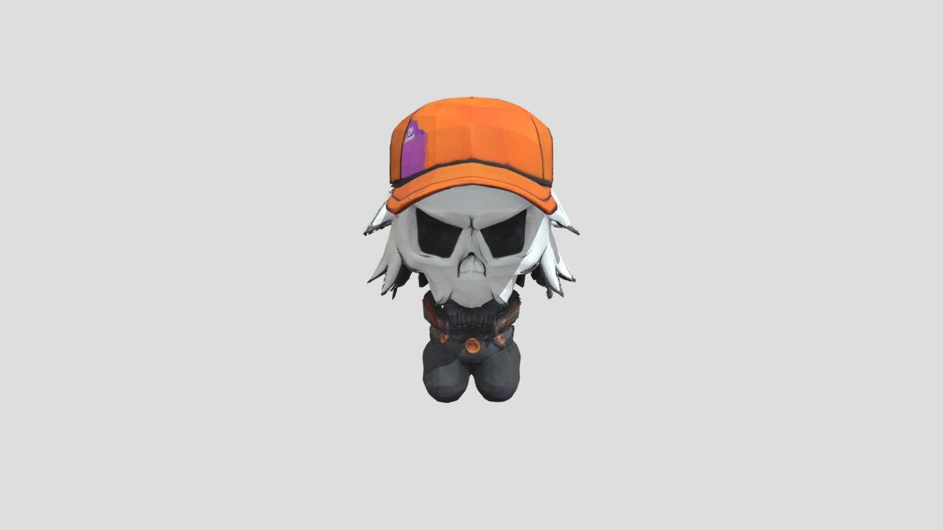 Skull Cap and head - 3D model by ngemaandile113 [7fdfdbc] - Sketchfab