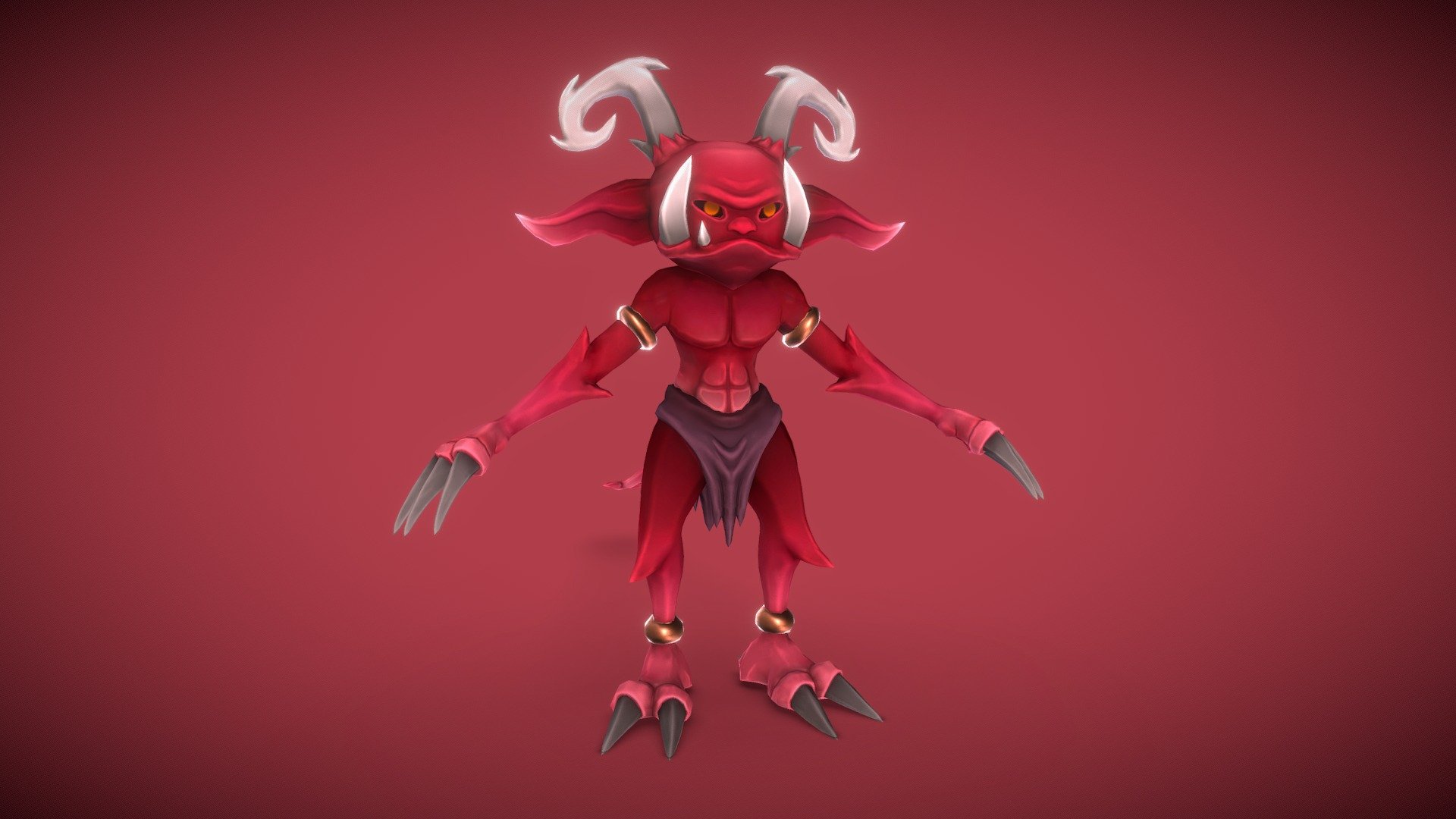 Voodolls - Lesser Demon - 3D model by TiraArt [7fe1fd3] - Sketchfab