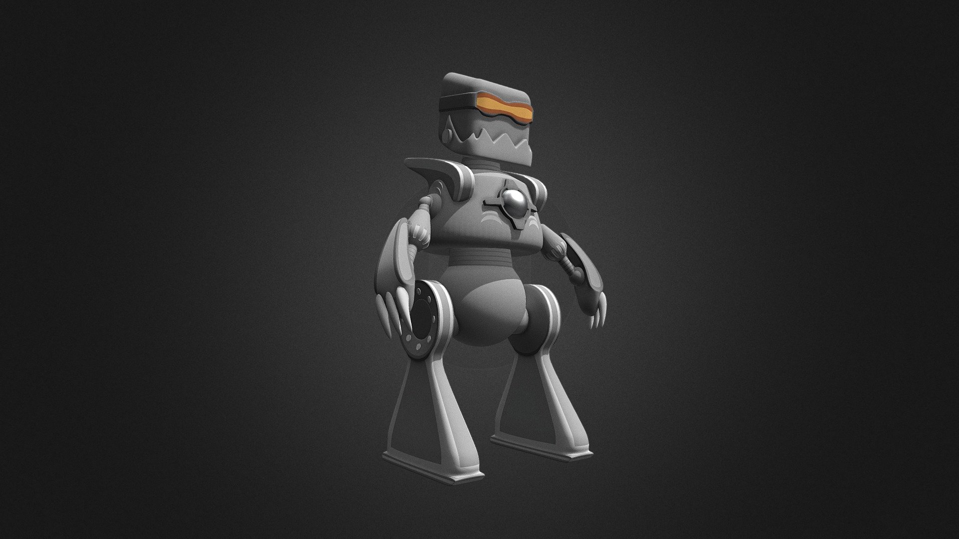Evil Robo - 3D model by Rizzrat (@eledayne) [7fe2071] - Sketchfab
