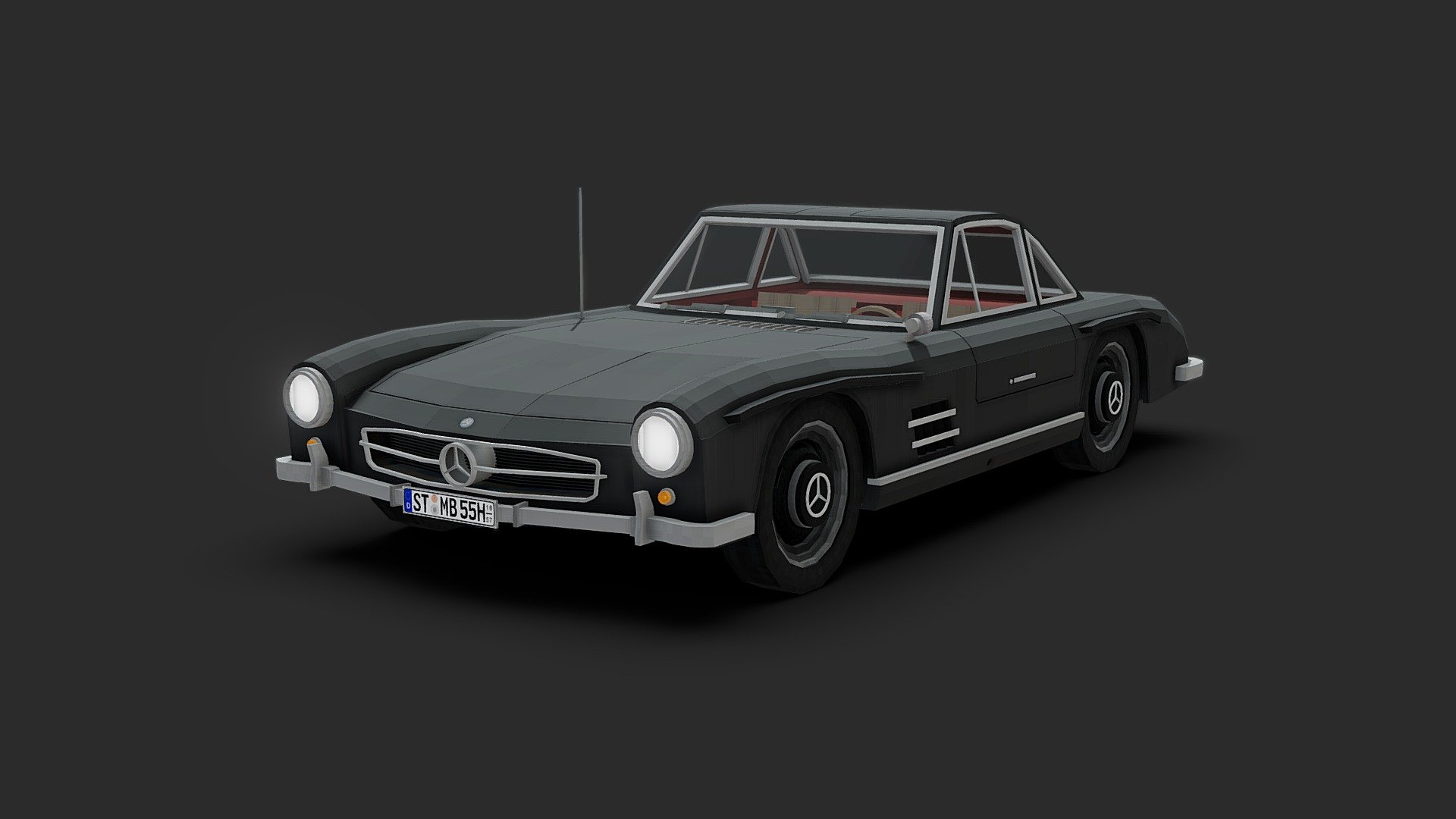 Mercedes-Benz 300SL [Minecraft] - 3D model by ashminggu [7fe24c7 ...