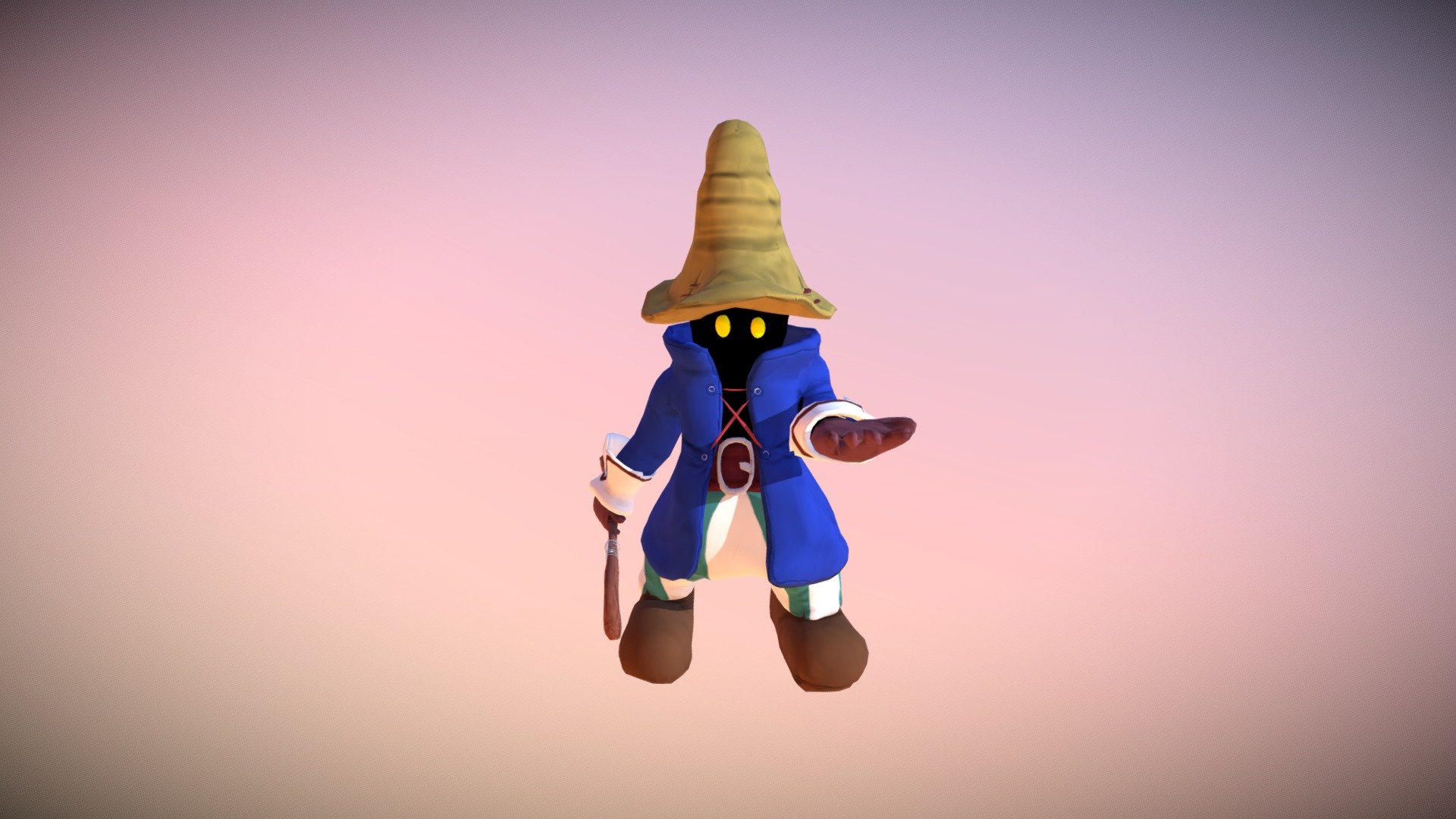 Vivi from Final Fantasy IX - 3D model by attstefa [7fe2b0d] - Sketchfab