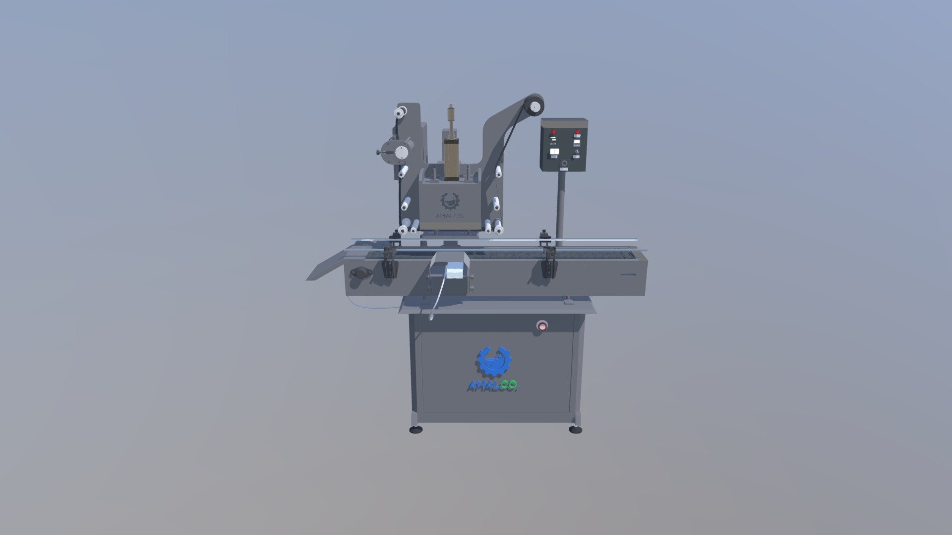 Automatic Sealing machine - 3D model by amalmachines [7fe3c93] - Sketchfab