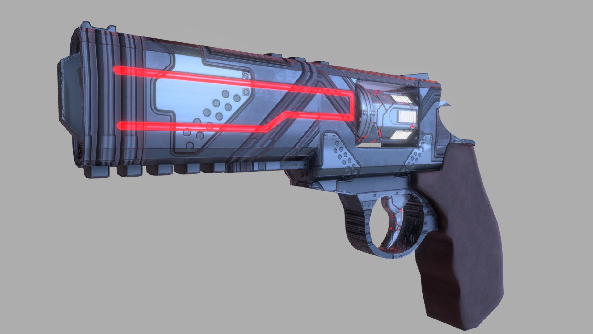 revolver animated - Download Free 3D model by erwan V (@erwan_V ...