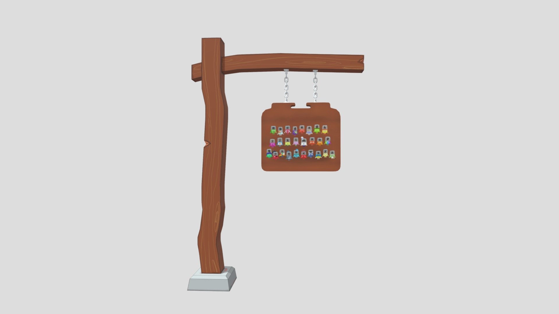 sign-post-model - Download Free 3D model by Mylom [7fe56c4] - Sketchfab