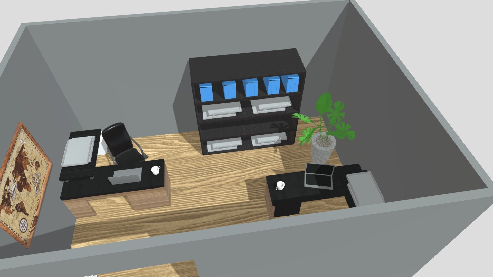 Desk - Download Free 3D model by edibertocarvalho [7fe6b82] - Sketchfab