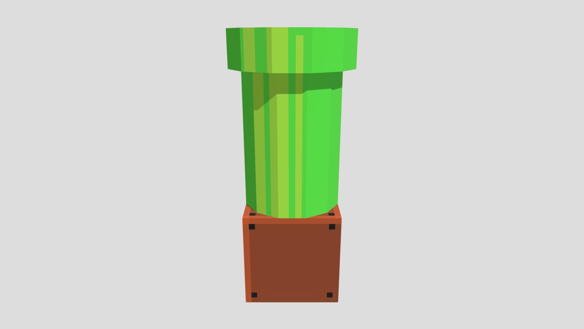 Mario Pipe 8 - bit 3D - 3D model by DEBOI (@goodep1) [7fe7088] - Sketchfab