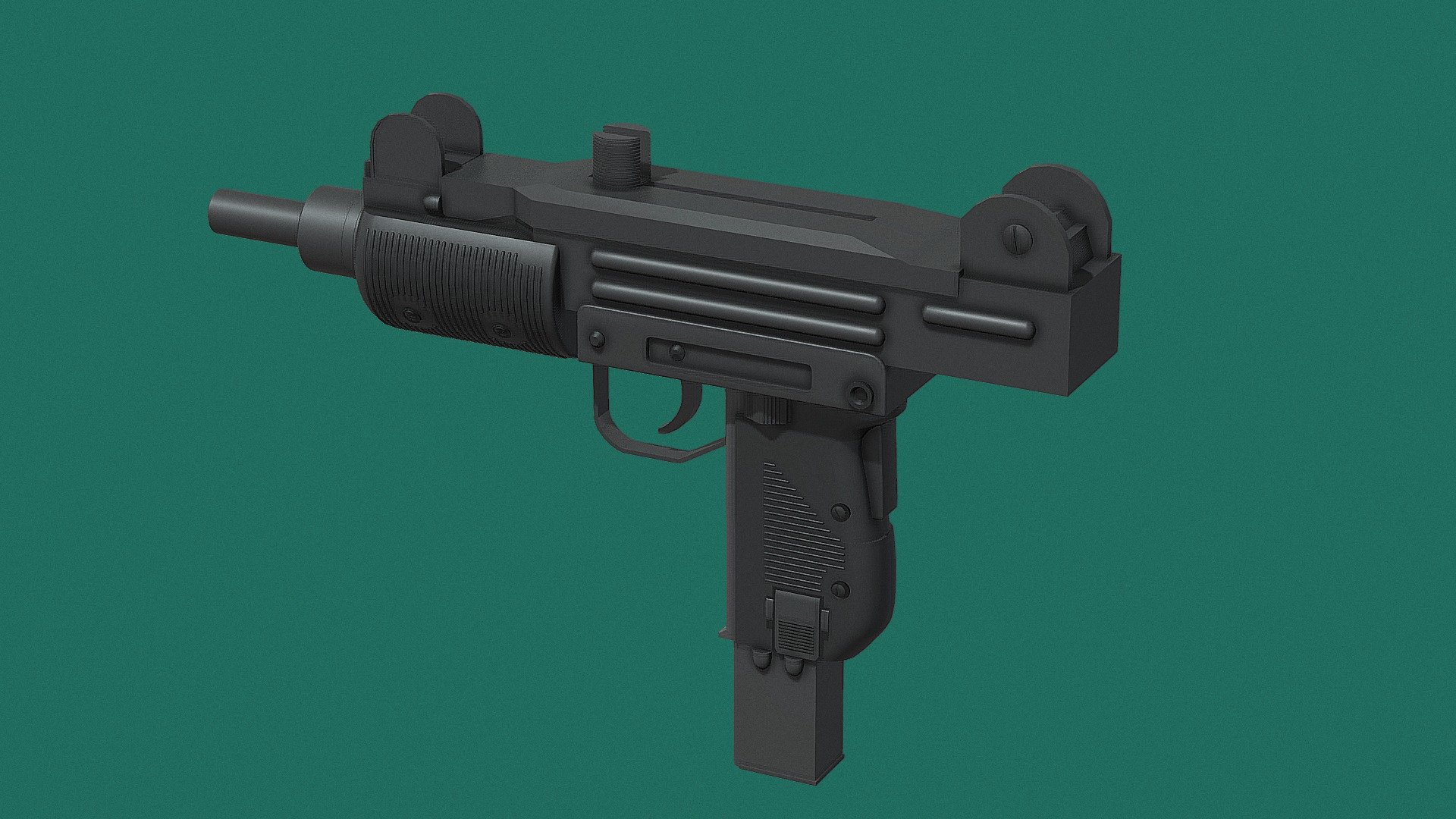 IWI Mini Uzi SMG - 3D model by momsboxtv [7fe7823] - Sketchfab