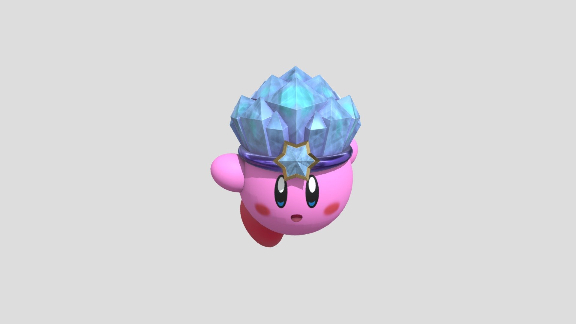 Ice Kirby - 3D model by Alvaro Franco (@alfrar) [7fe7c68] - Sketchfab