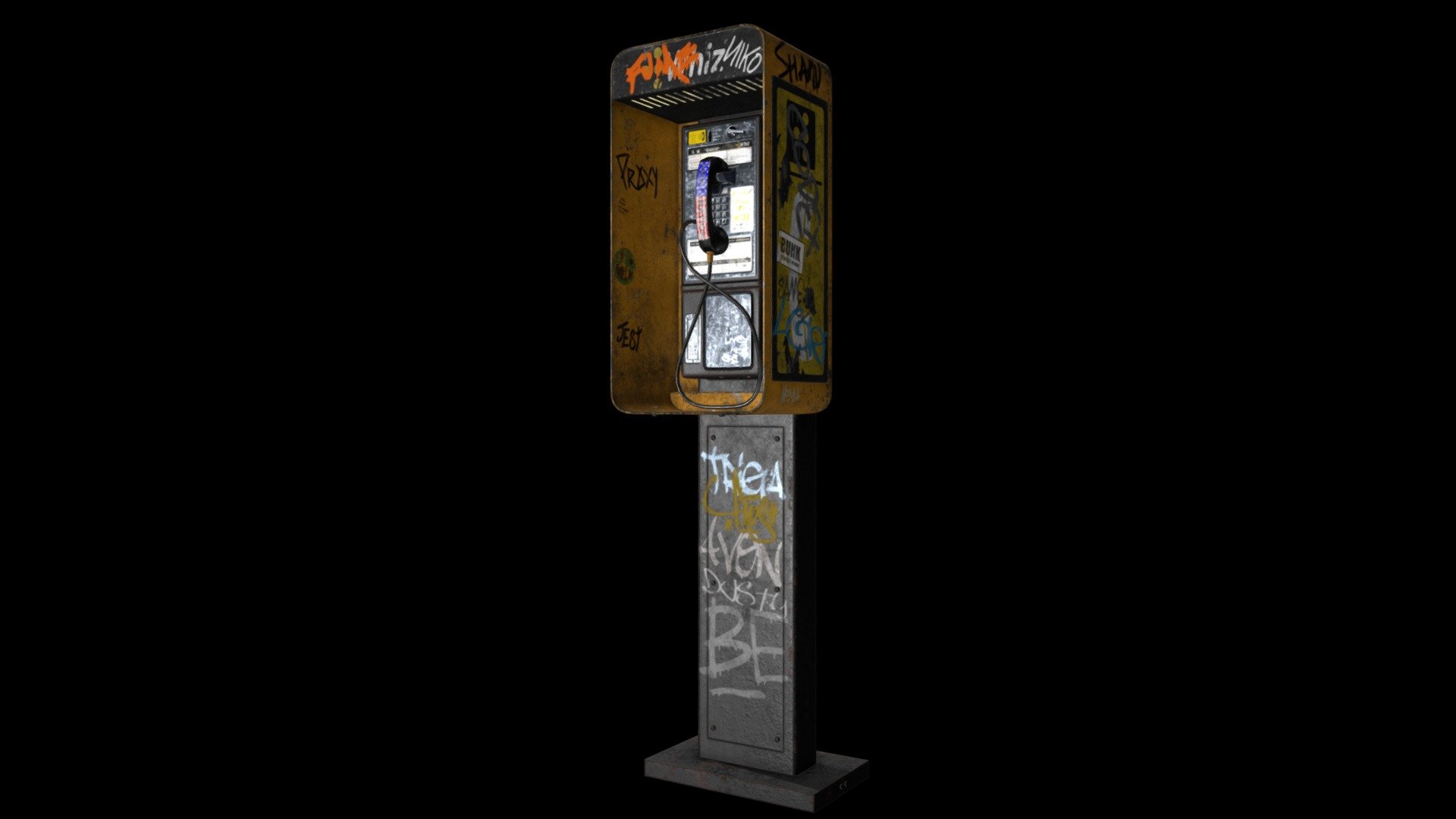 Payphone - 3D model by mjbradbury.87 [7fe7ccc] - Sketchfab
