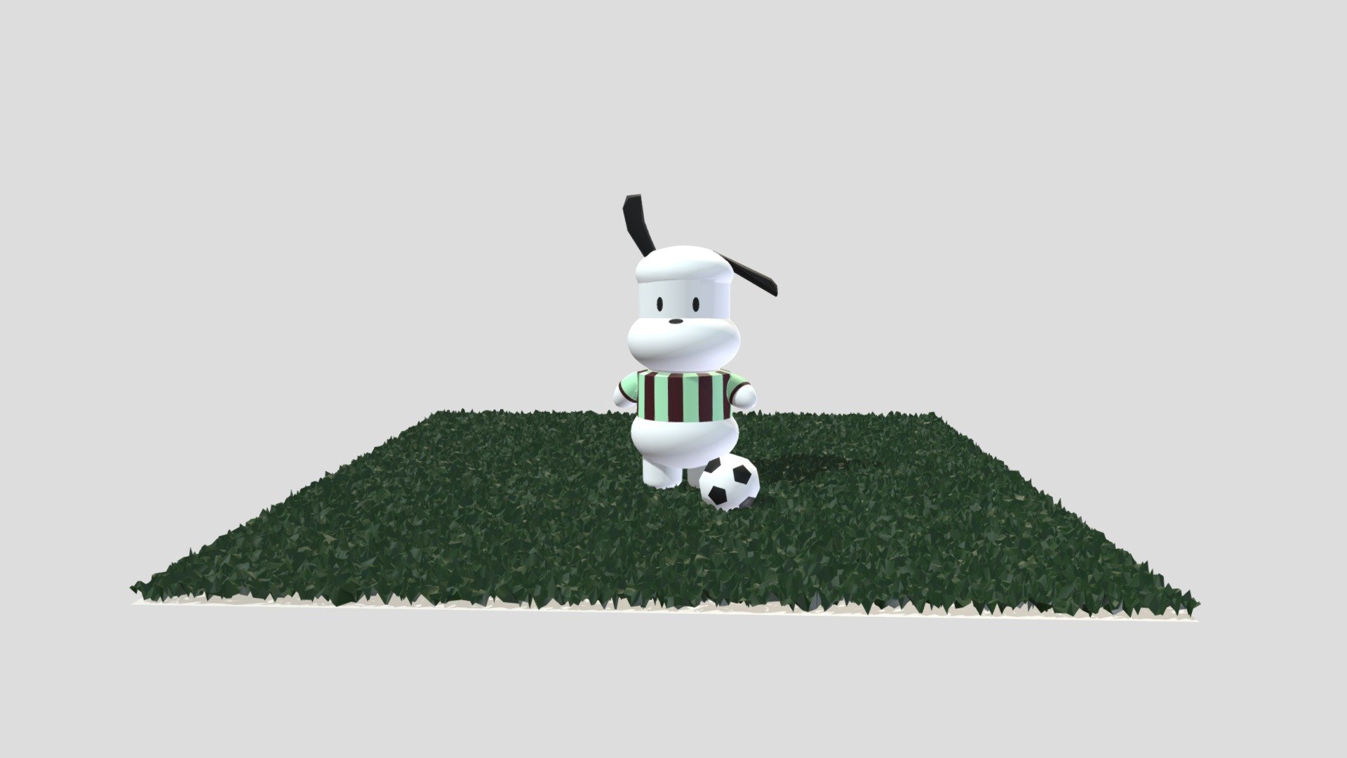 POCHACCO_SOCCER - 3D model by YingYii [7fe8949] - Sketchfab
