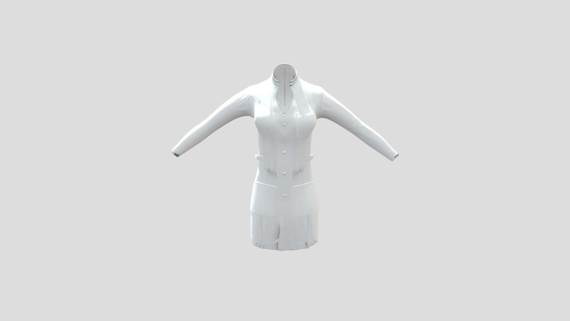 Female_Lab_Coat_Full_Sail_CGG - Download Free 3D model by ...