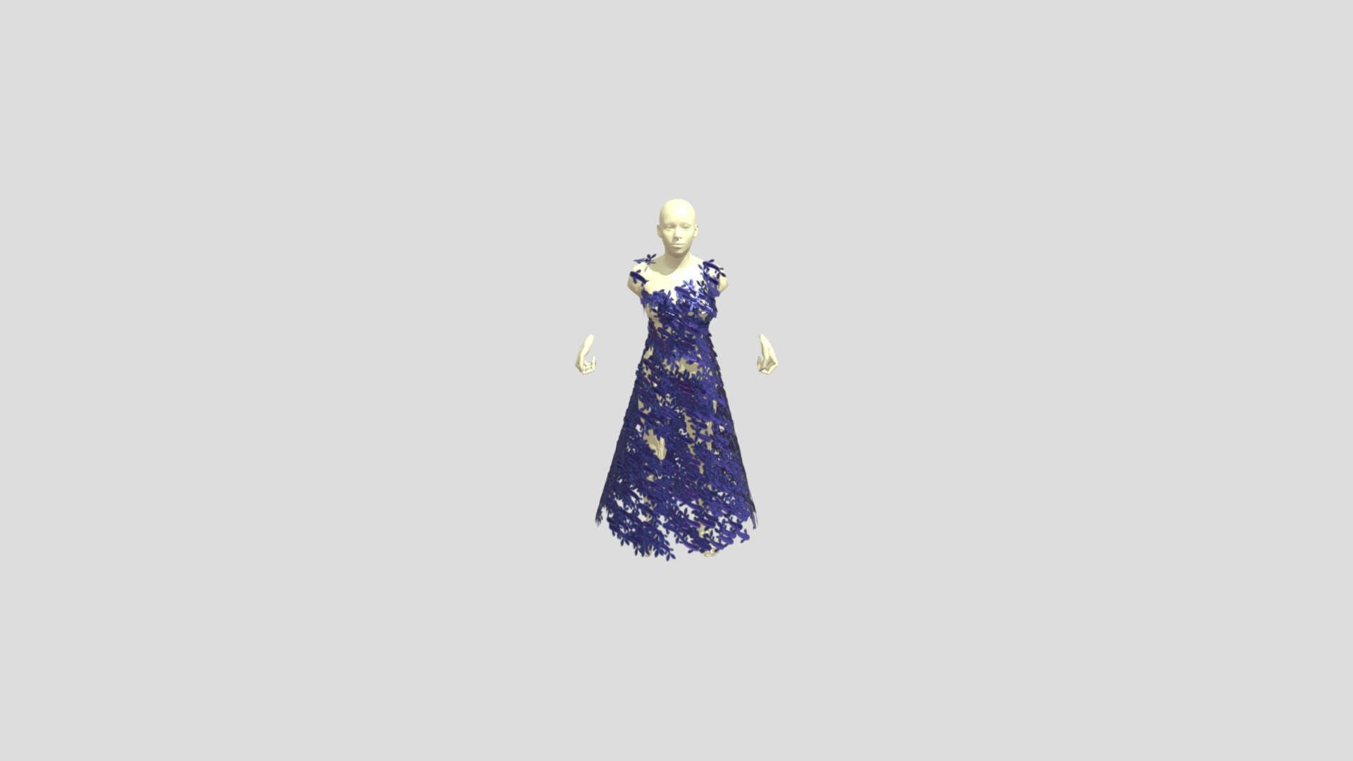 Custom Avatar Fish Dress - 3D model by irisl24 [7fe918d] - Sketchfab