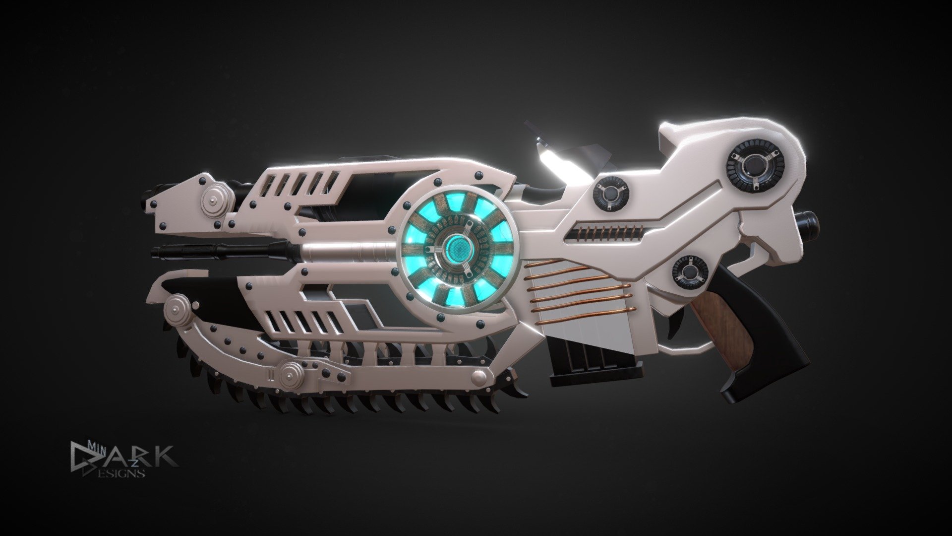 Chainsaw Lasergun - 3D model by dark-minaz [7fe9193] - Sketchfab