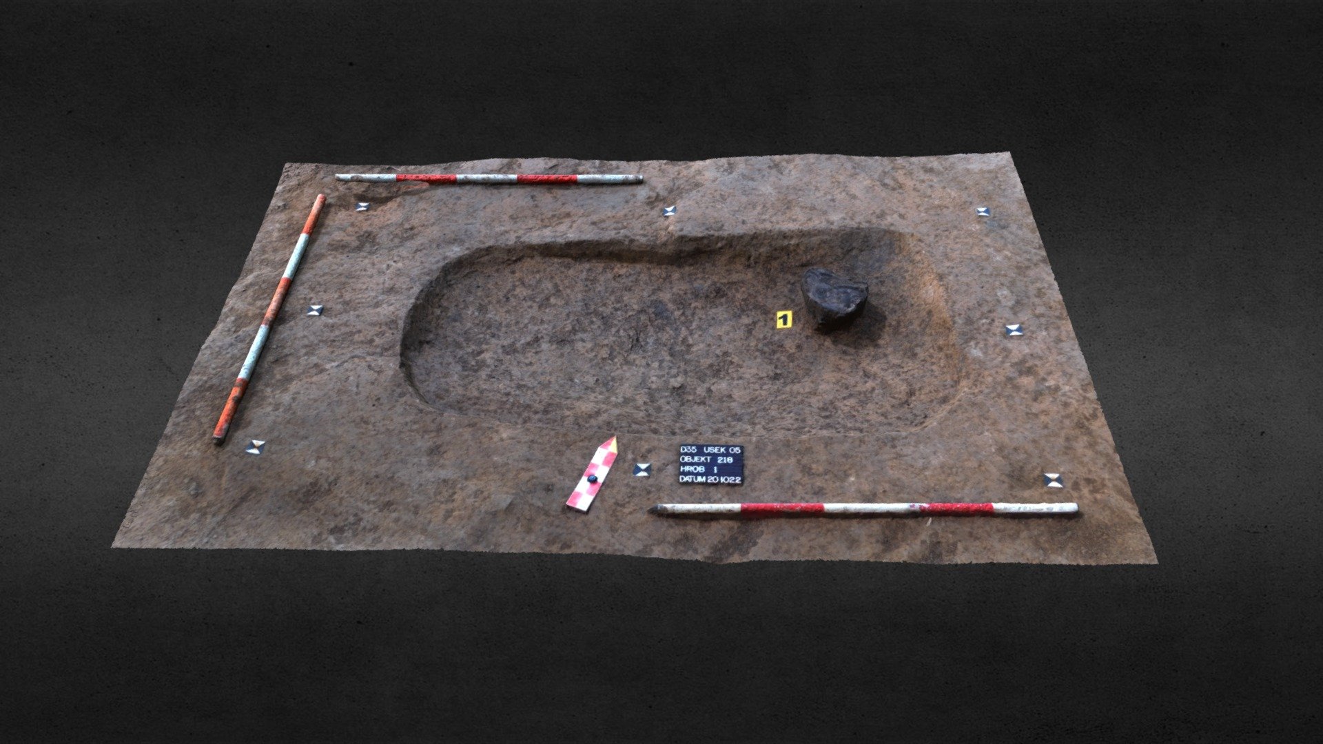 ZAV D35 - obj 218 - 3D model by Centre of field archaeology of KARCH FF ...
