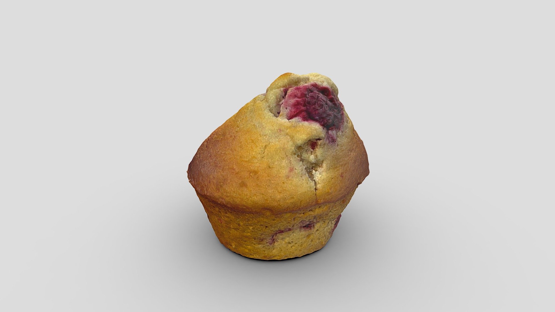 Danu's raspberry muffin - Download Free 3D model by alban [7feb4bf ...