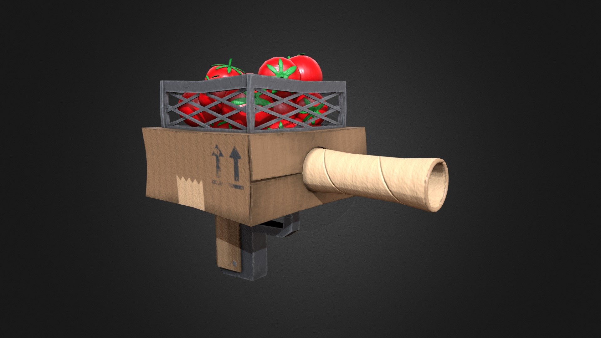 Tomato Gun - 3D model by michaelcabrera (@thatpinkcoconut) [7feb968 ...
