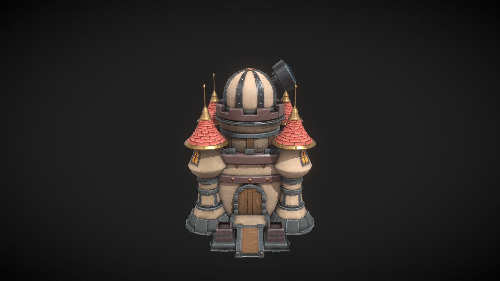 Stylized Castle - Download Free 3D model by afun1996 [7fec47a] - Sketchfab