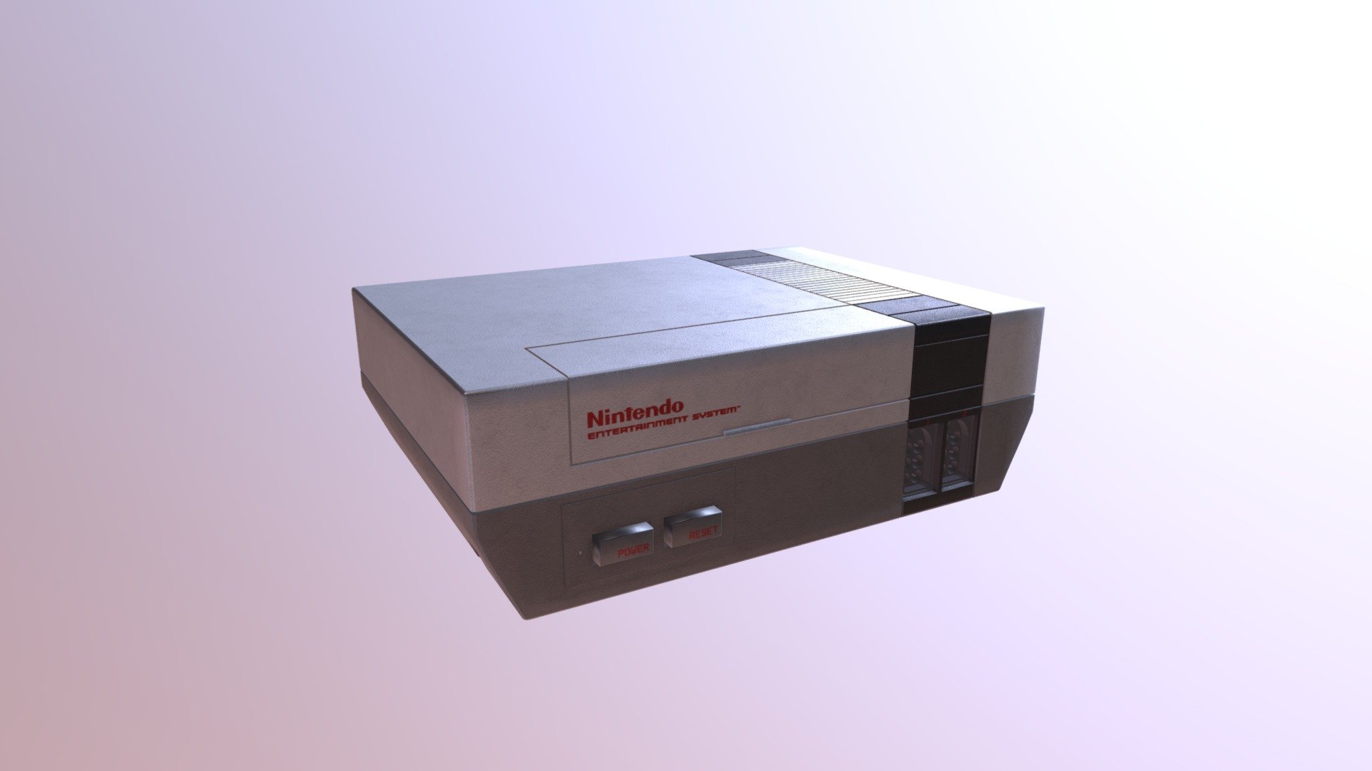 Nintendo Entertainment System - 3D model by BitOfSelf [7fecf5d] - Sketchfab