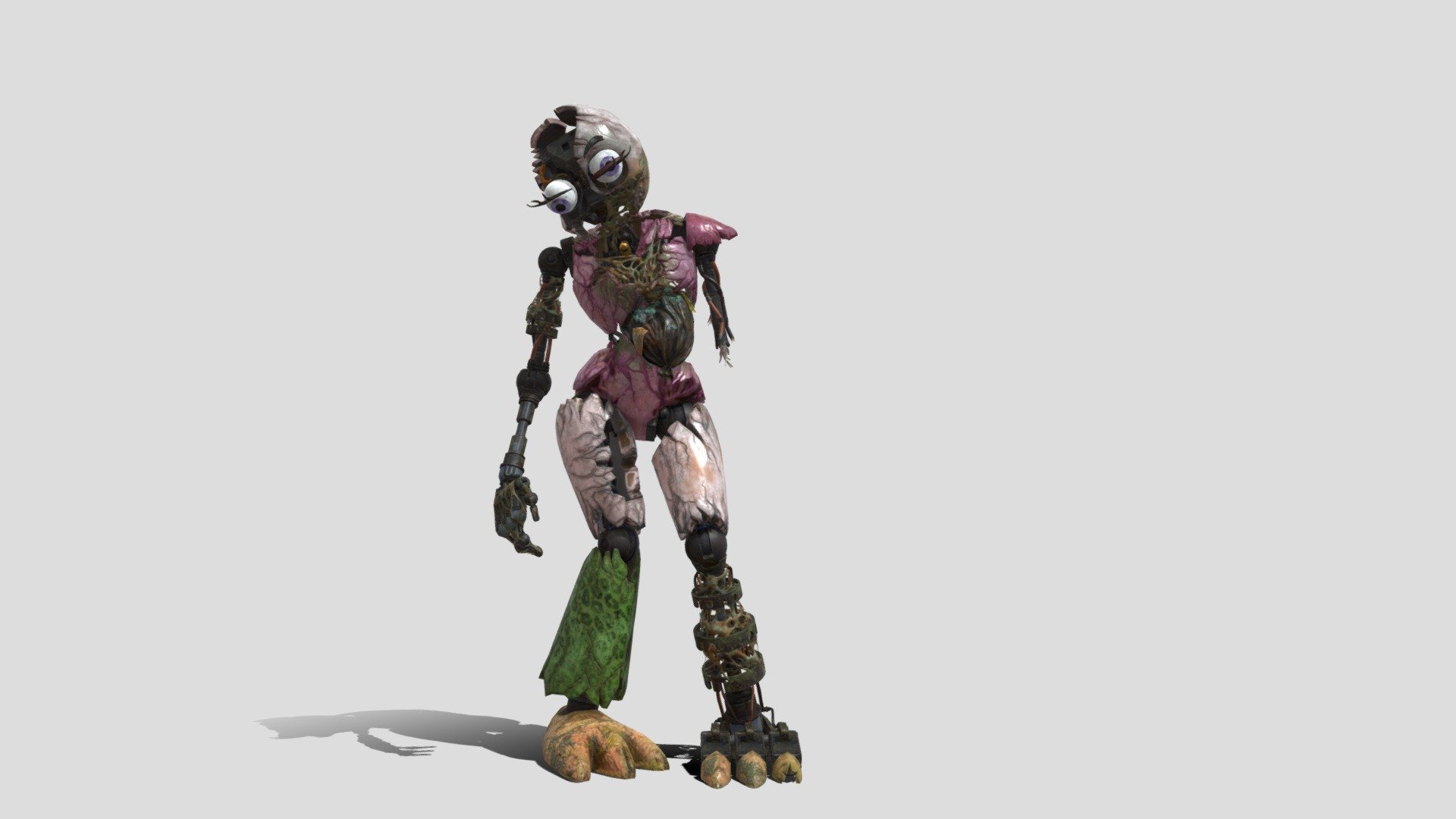 FNAF: Security Breach Ruin | Ruin Chica - Download Free 3D model by ...