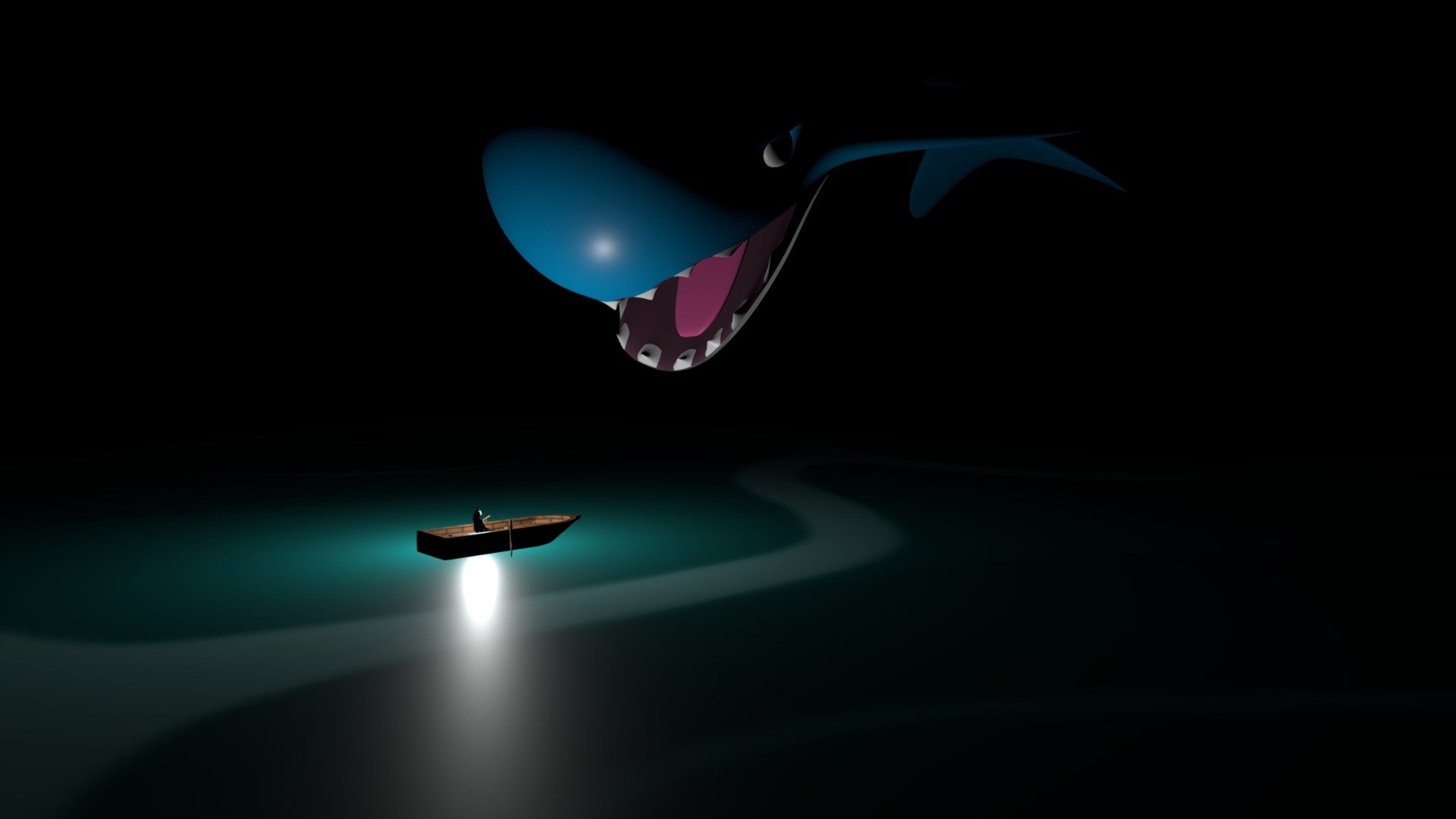 Monstro eats Geppetto - 3D model by HARDREVIVE [7fedd2e] - Sketchfab