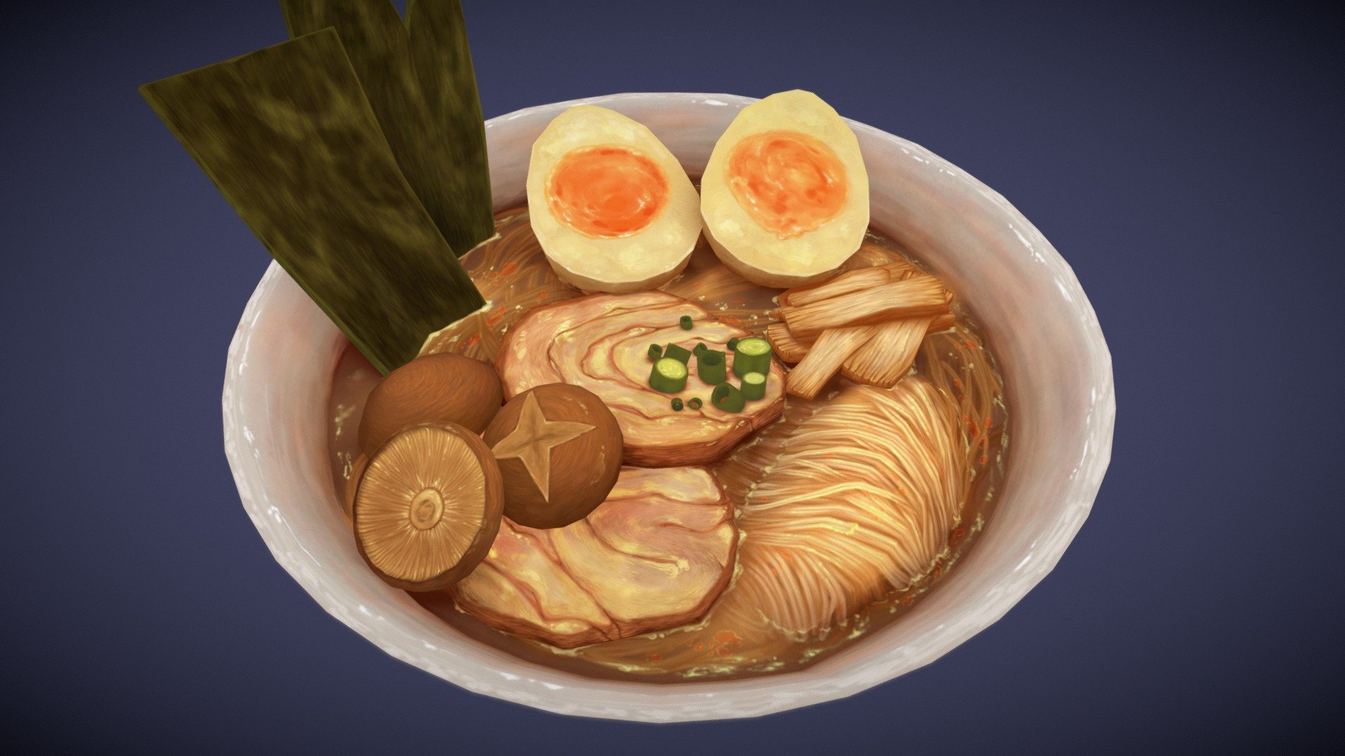 Ramen- Anime Style- Hand Painted - 3D model by Ana Domingo (@ana ...