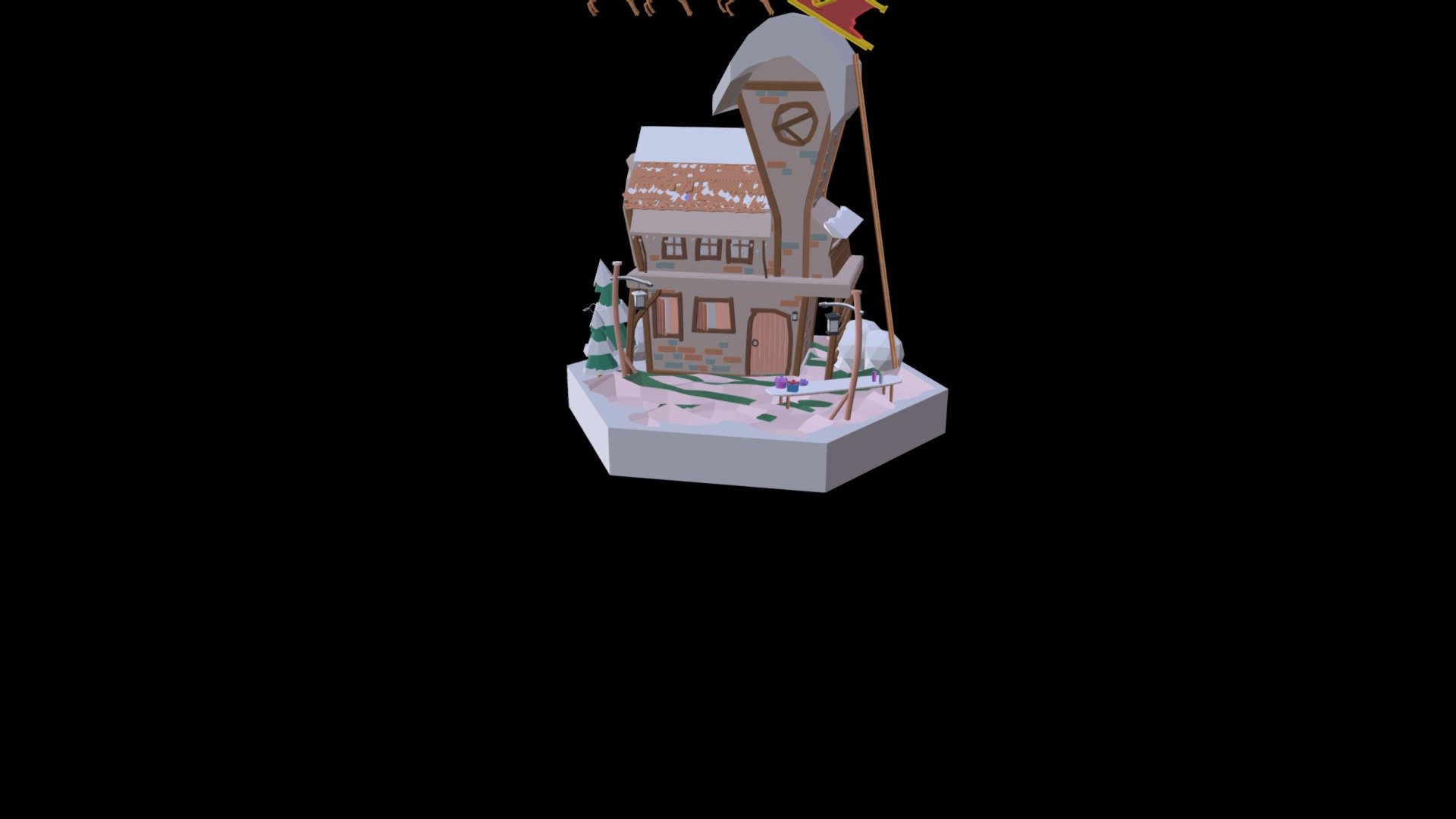 Winter atmosphere - Download Free 3D model by VadimRizaev [7fef946 ...