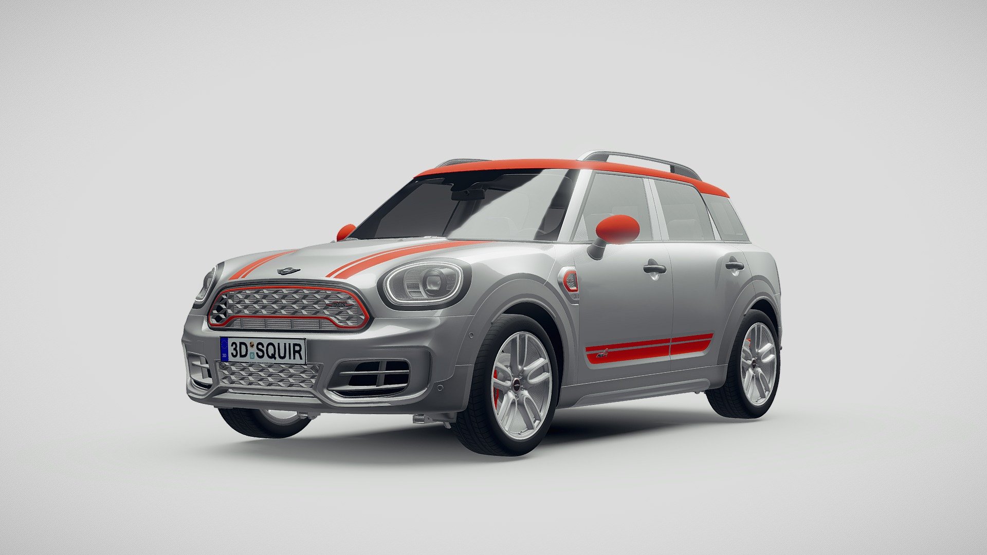 Mini John Cooper Works Countryman 2020 - Buy Royalty Free 3D model by ...