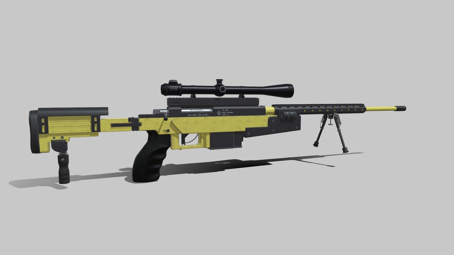 Yalguzag Sniper - Download Free 3D model by Abhiraj_Pratap_Singh ...