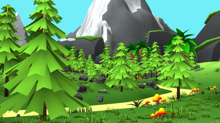 Terrain 3D models - Sketchfab