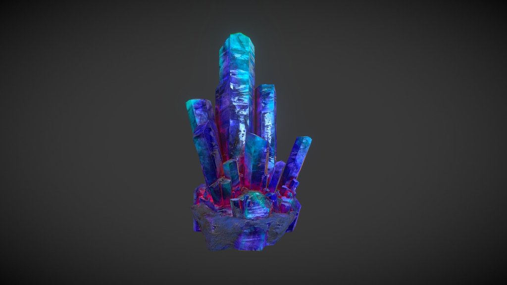 Blu Ore Rock - 3D model by Mango Team (@polygonby) [7ff5488] - Sketchfab