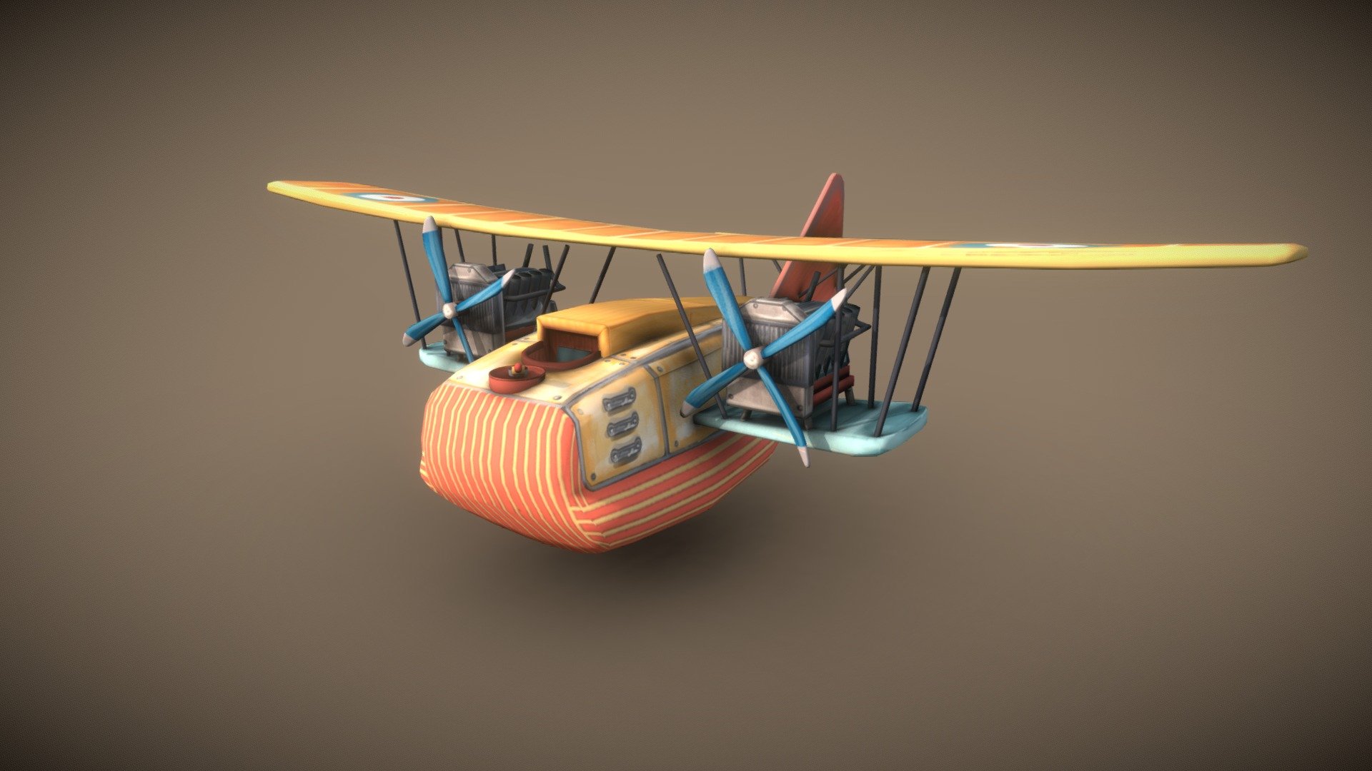 WW1 Plane - 3D model by Ioana.Serban [7ff54b5] - Sketchfab