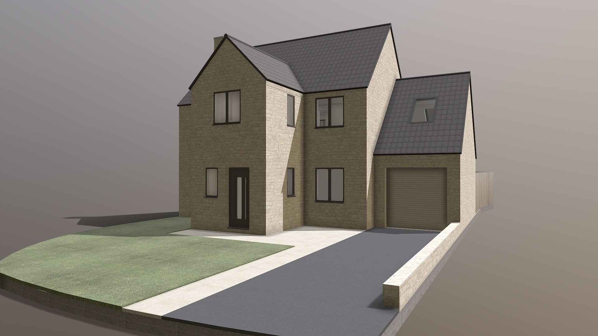 First-floor & Two-storey Extension - 3D model by Somerset Architectural ...
