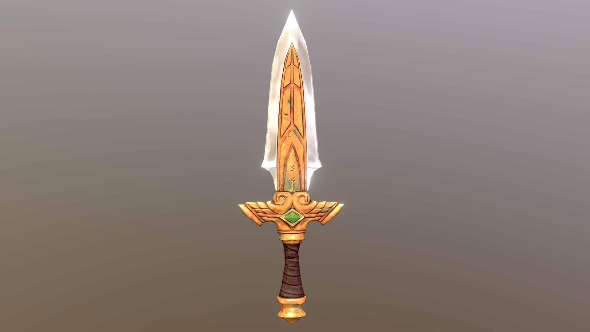 Fantasy Dagger - 3D model by Carlien [7ff6204] - Sketchfab