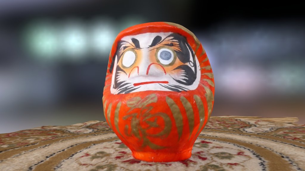 Daruma Head - 3D model by tigs [7ff75c2] - Sketchfab