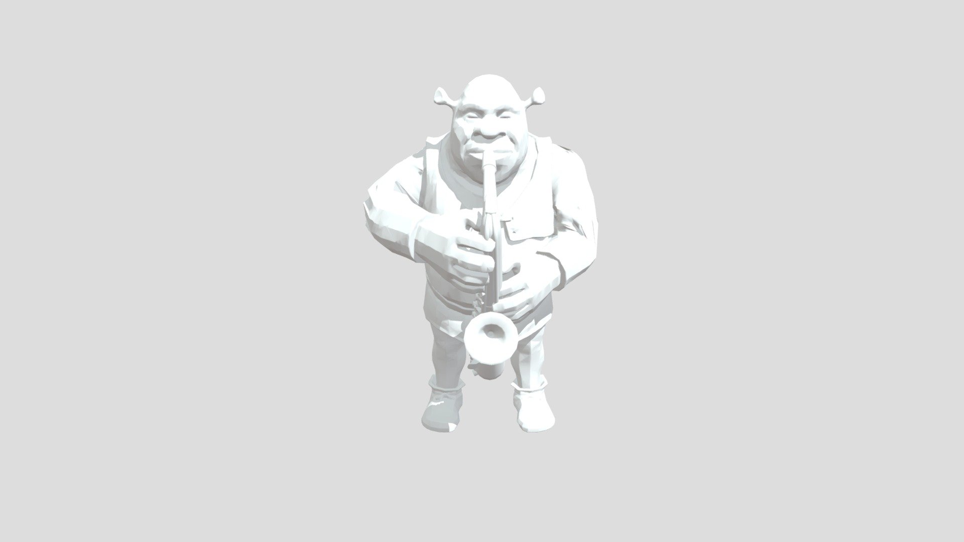 Shreksophone - 3D model by mikeeg555 [7ff7910] - Sketchfab