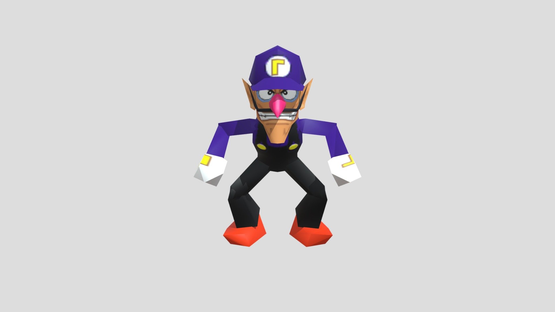 waluigi - 3D model by ruthromantic [7ff7b52] - Sketchfab
