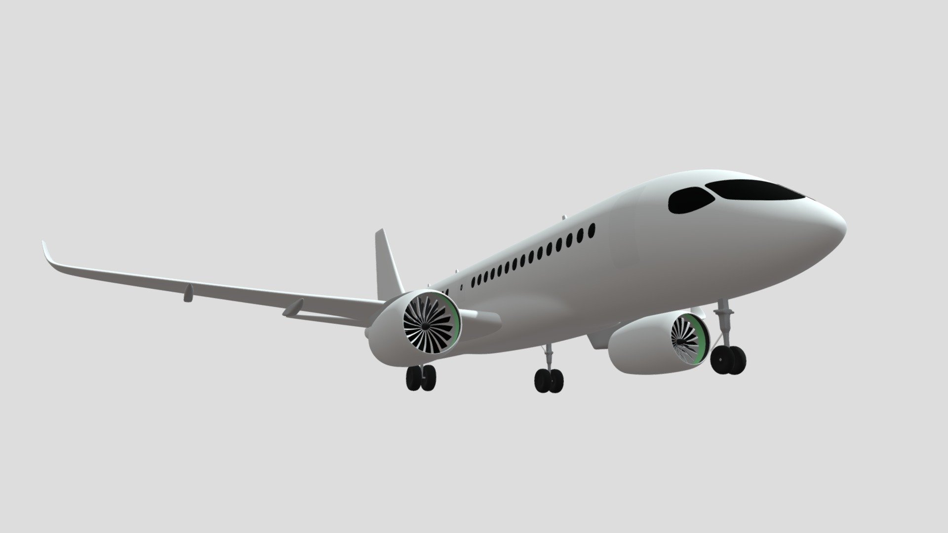 AirBus A220-300 - Download Free 3D model by Proto 1128 (@KCL1128JKHC ...
